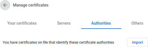 Certificate configurator